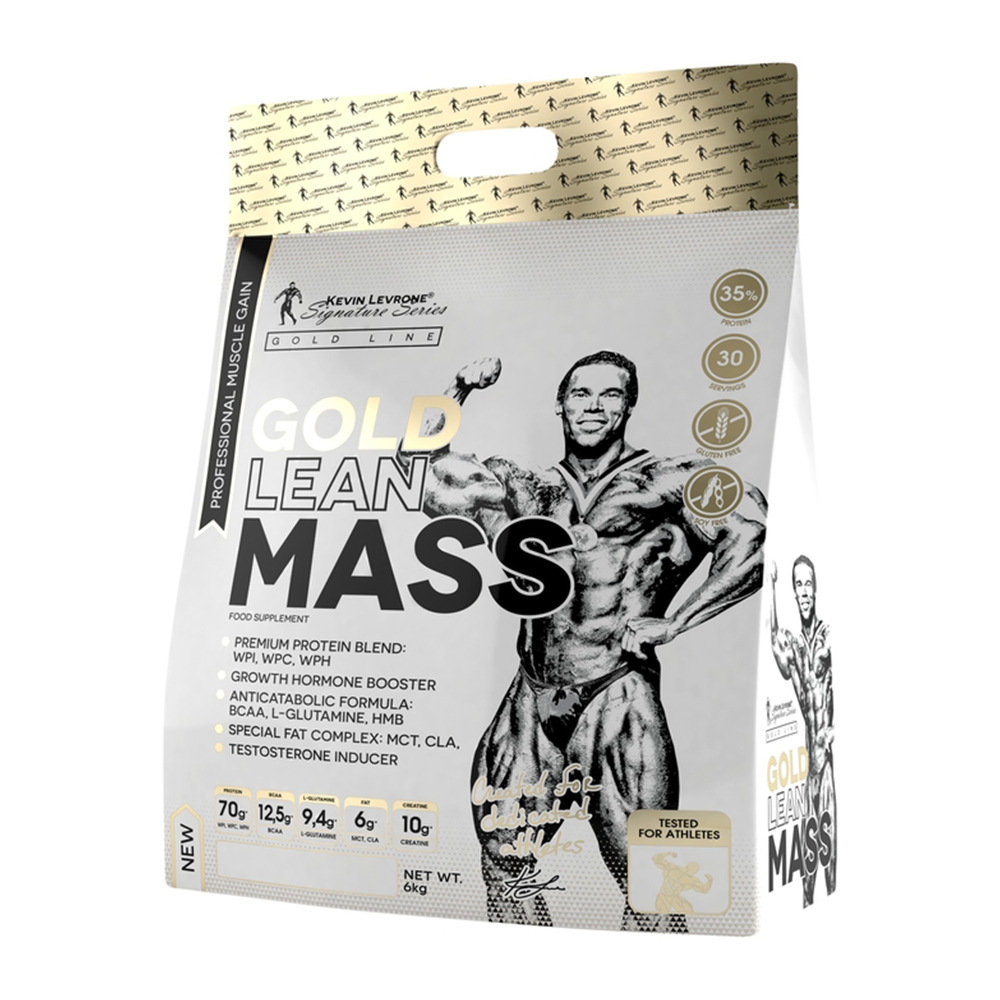 Kevin Levrone Gold Lean Mass, Vanilla, 6 Kg, 70g of Protein Per Serving ...