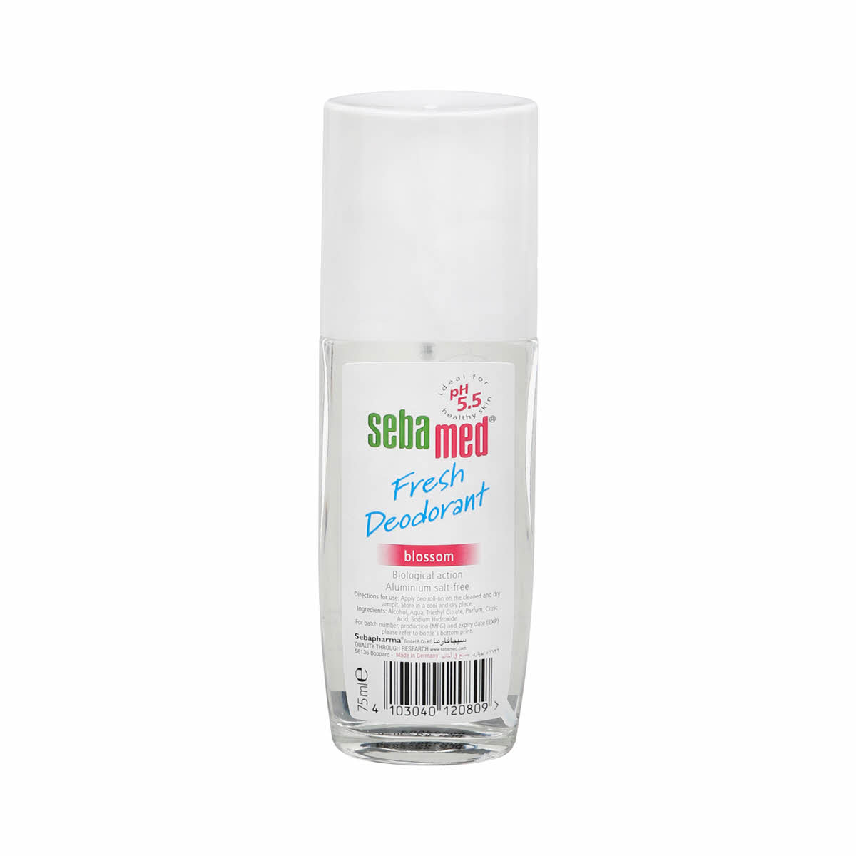 Seba Med Fresh Deo Blossom, Spray, 75 ML, 48-hour freshness and odor ...