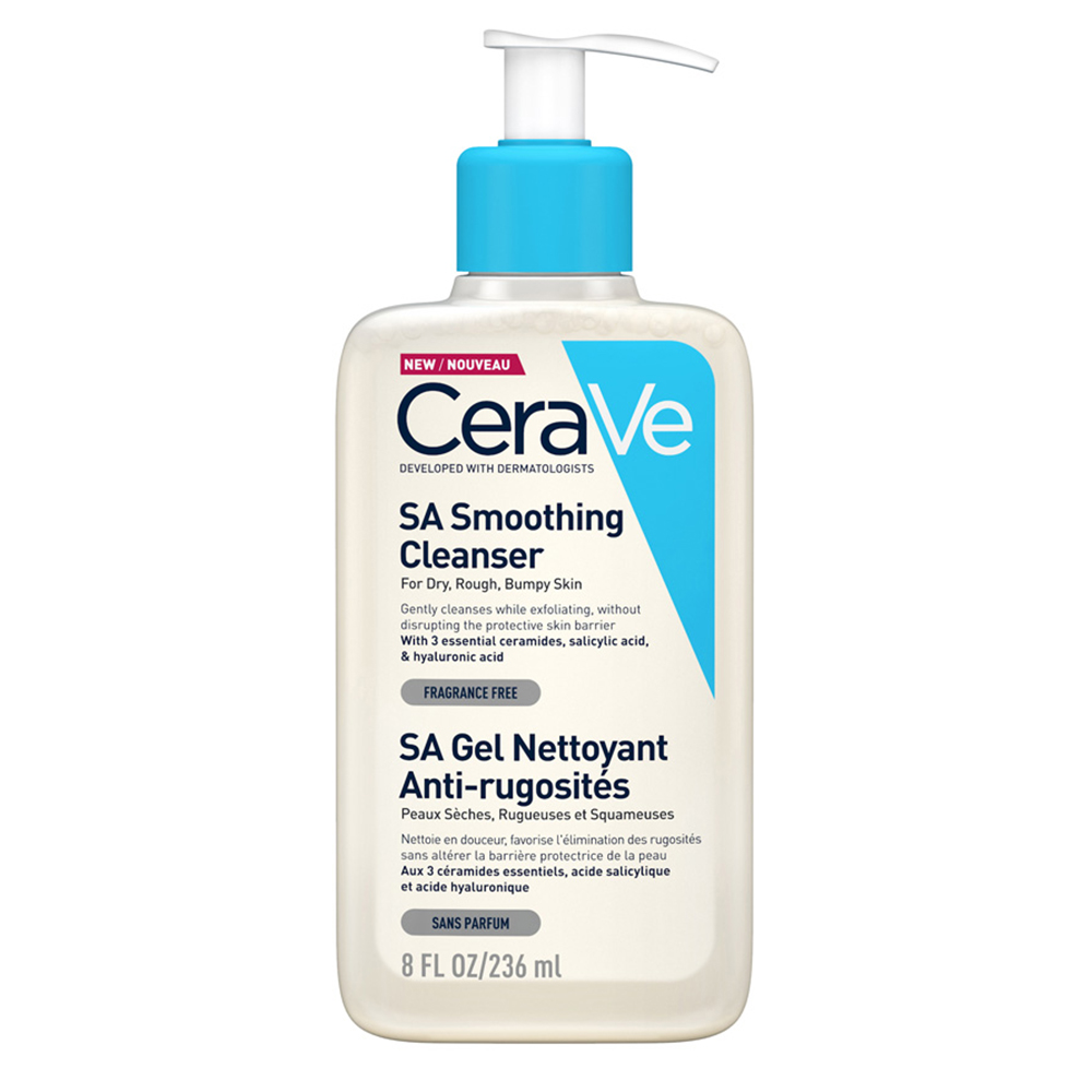 Cerave Sa Smoothing Cleanser Fragrance Free, 236 ML, Gentle, fragrance ...